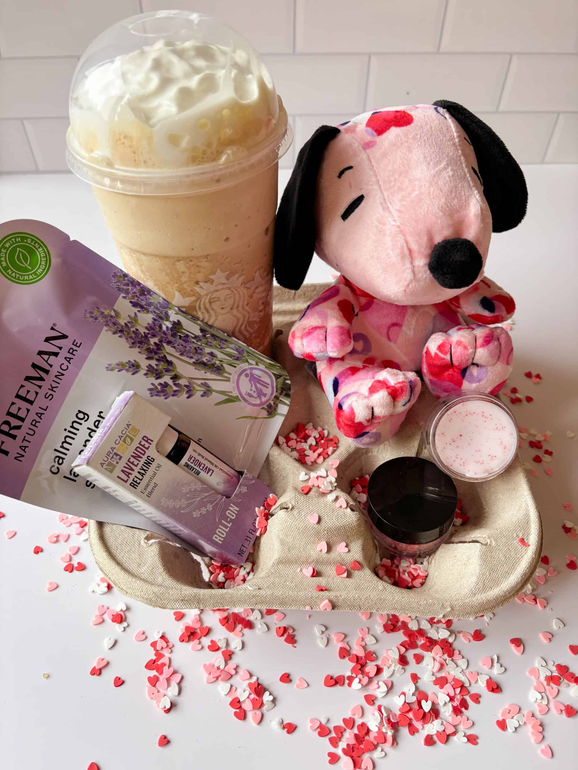 Adorable Valentine's Day Cup Holder Gift Basket Ideas - She Needs Coffee
