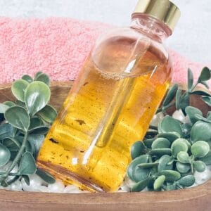 Homemade Rose Oil Recipe for Healthy Hair and Skin - She Needs Coffee