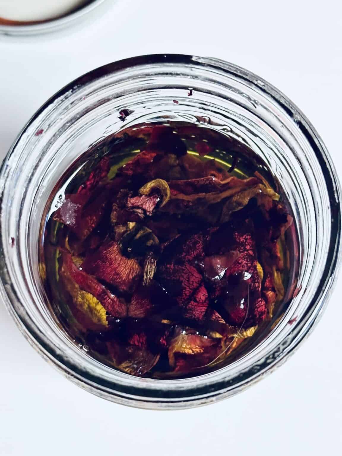 Homemade Rose Oil Recipe for Healthy Hair and Skin - She Needs Coffee