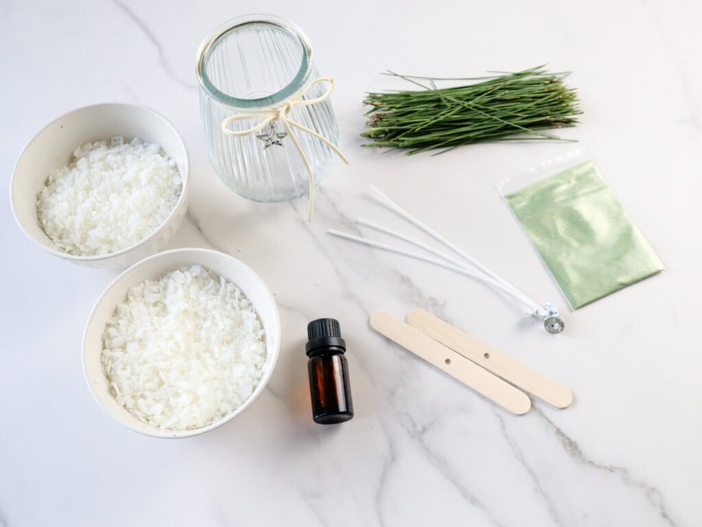 Homemade Pine Candle: Cozy & Non-Toxic - She Needs Coffee