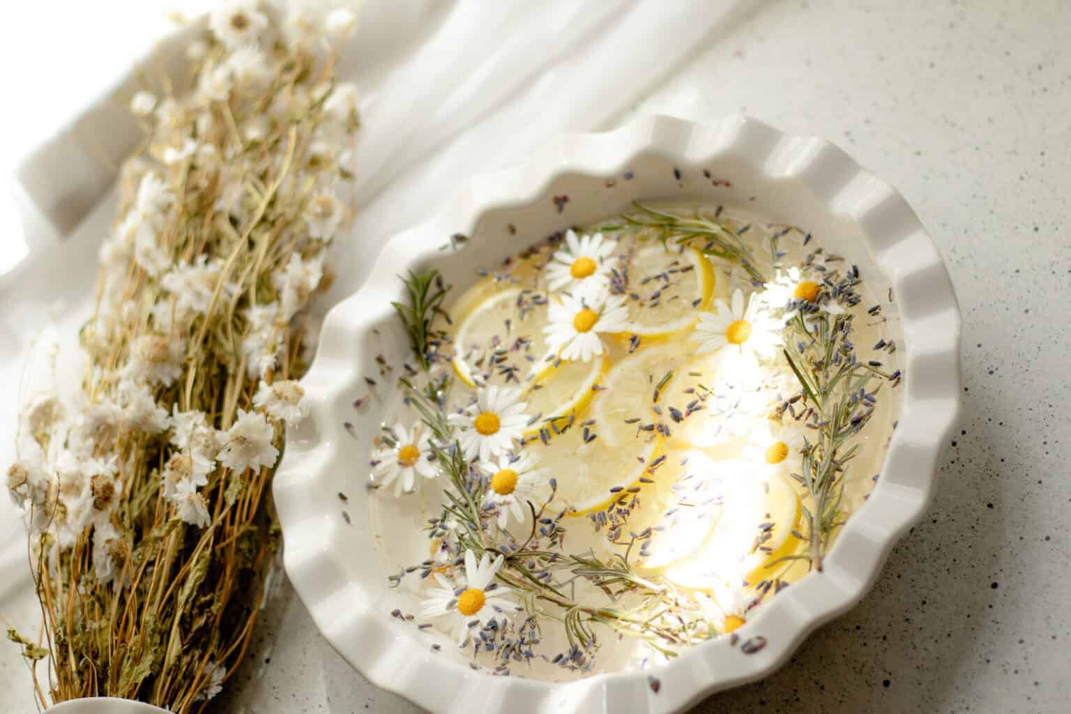 Lemon & Lavender Simmer Pot Recipe to Celebrate Spring - She Needs Coffee