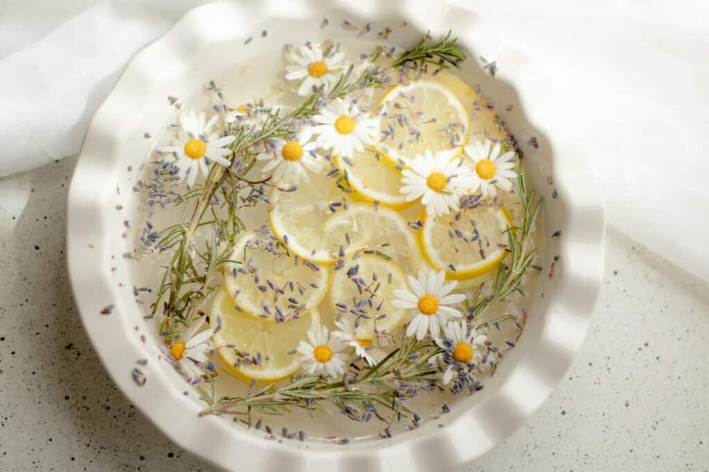 Lemon & Lavender Simmer Pot Recipe to Celebrate Spring - She Needs Coffee