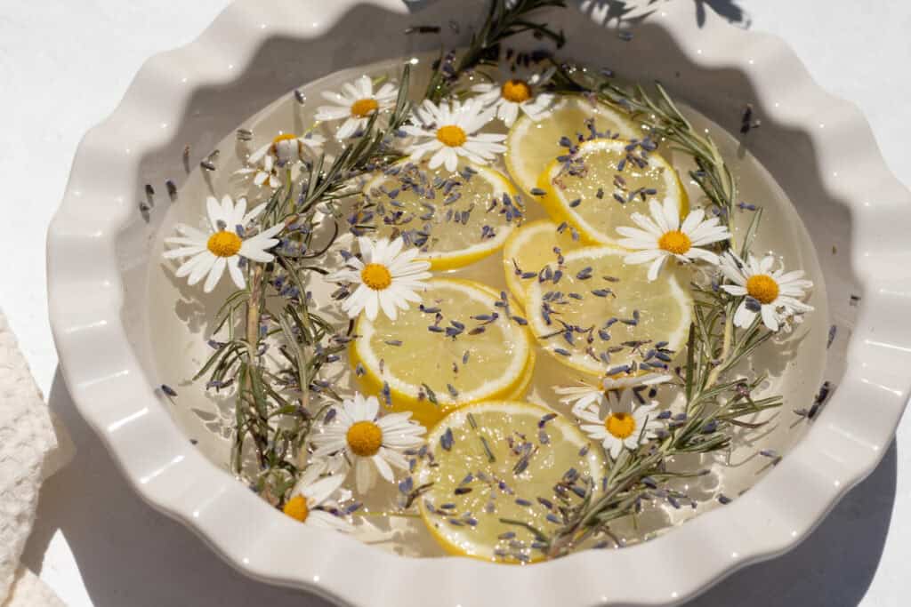 Lemon & Lavender Simmer Pot Recipe to Celebrate Spring - She Needs Coffee