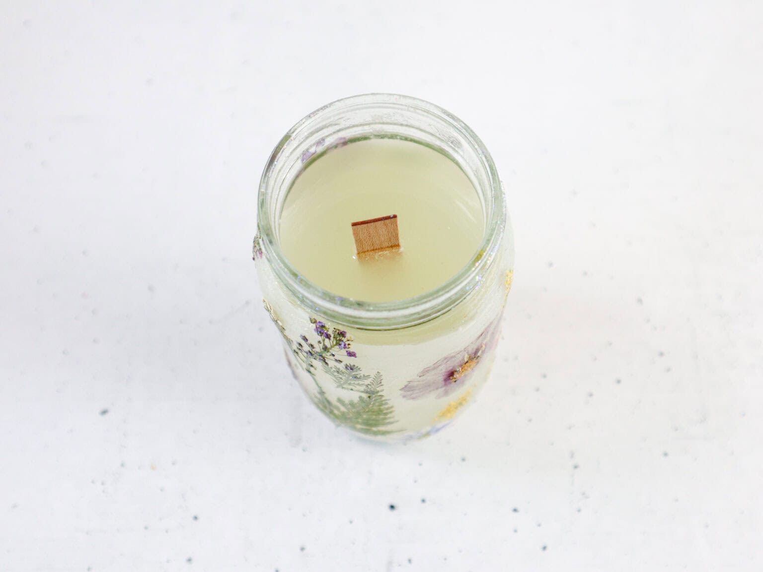 DIY Pressed Dried Flower Candle: The Perfect Handmade Gift - She Needs ...
