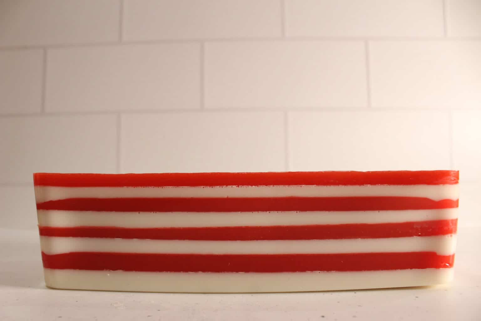 Festive Candy Cane Soap You Can Make at Home - She Needs Coffee
