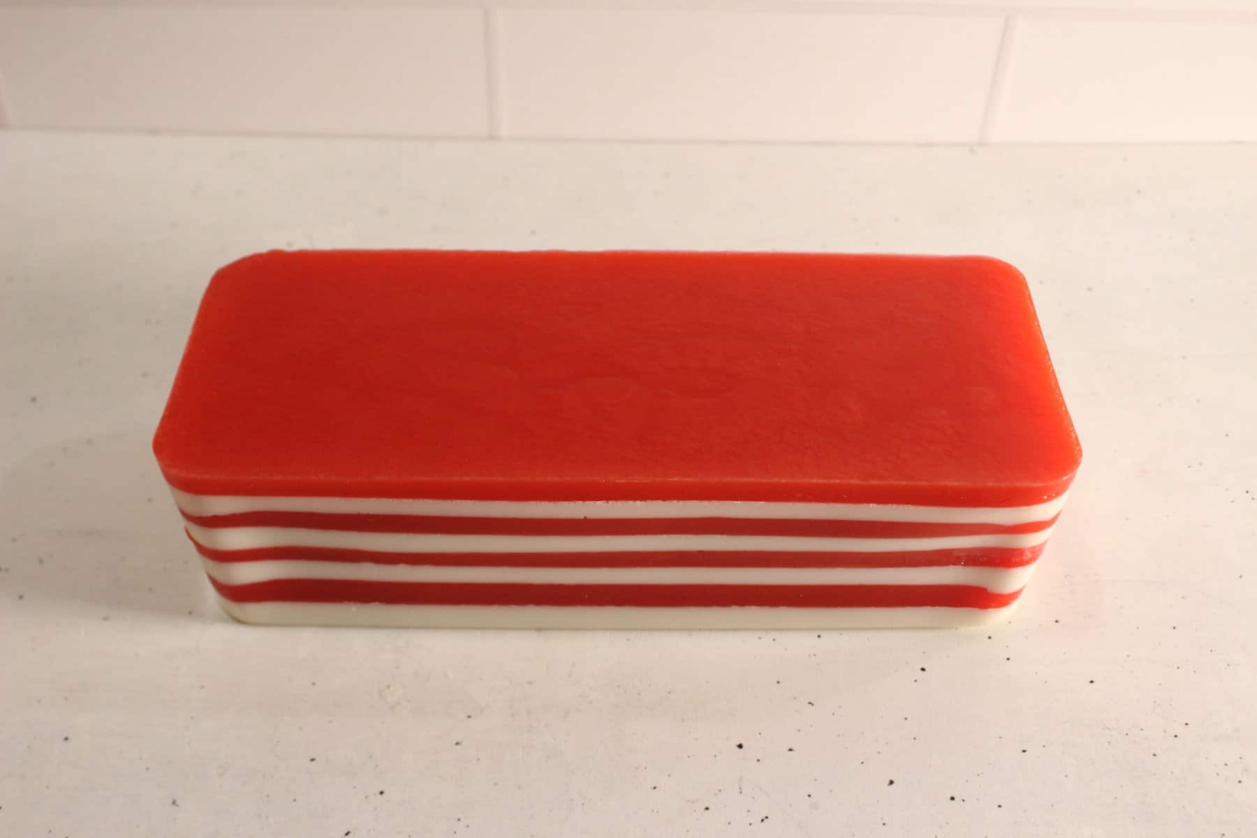 Festive Candy Cane Soap You Can Make at Home - She Needs Coffee