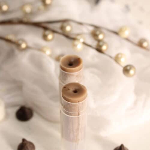 Easy Cocoa Lip Balm Recipe (Smells Like Chocolate!) - She Needs Coffee