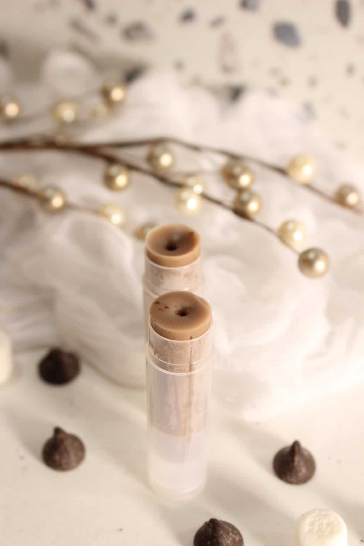 Easy Cocoa Lip Balm Recipe (Smells Like Chocolate!) - She Needs Coffee