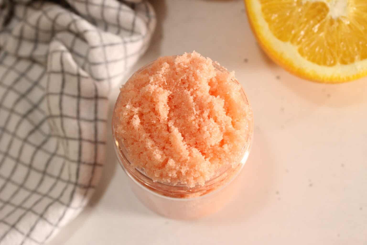 Refreshing Orange Sugar Scrub Recipe - She Needs Coffee