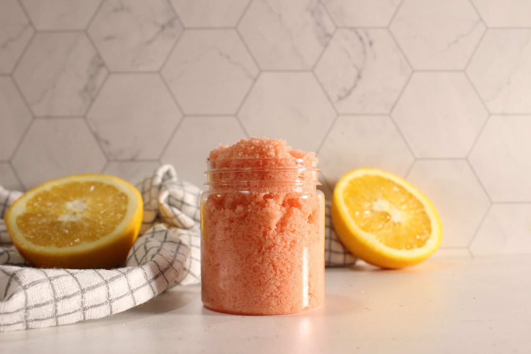Refreshing Orange Sugar Scrub Recipe - She Needs Coffee